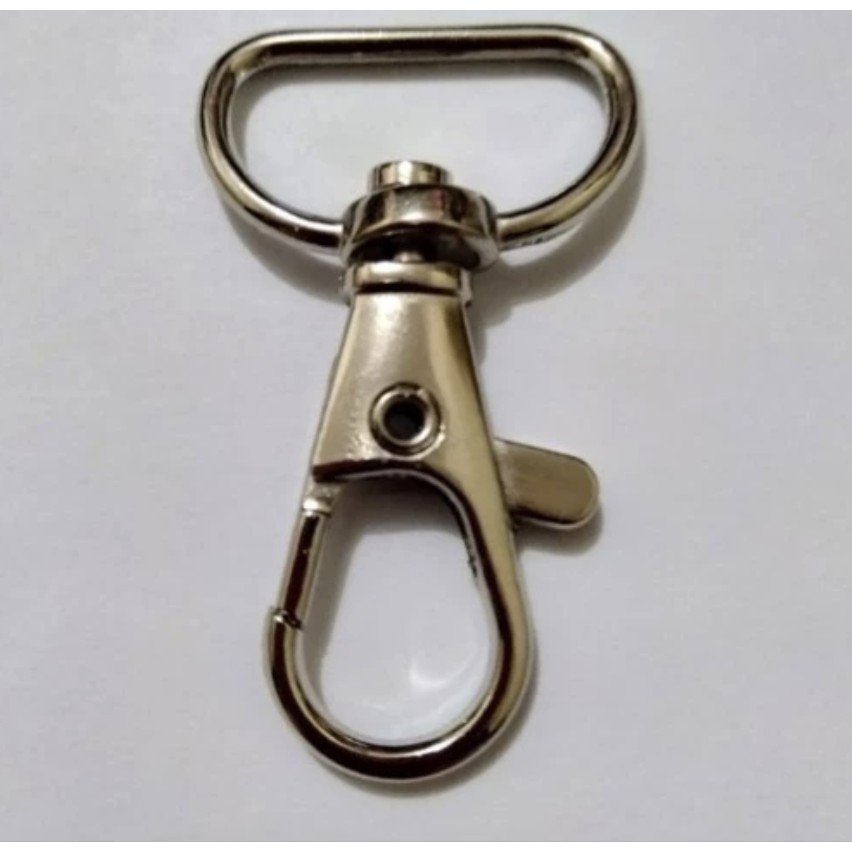 Jual [144 pcs] kaitan tas 2cm / hanger besi / kaitan ID card /cantolan ...