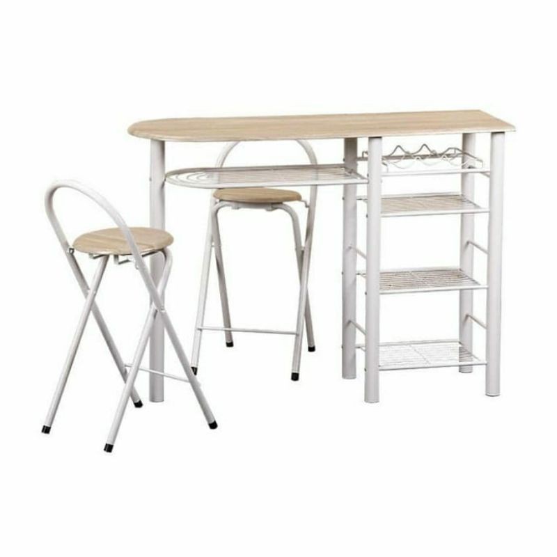 Jual orbit dining set/meja makan 2 kursi/meja makan | Shopee Indonesia
