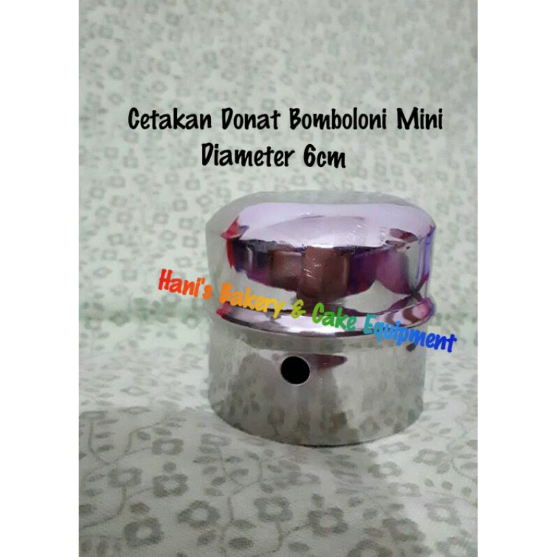 Jual Cetakan Donat Bomboloni Mini Diameter 6 cm | Shopee Indonesia