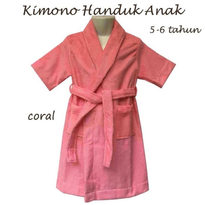 Jual Mandi-Kimono- Baju Kimono Handuk Jubah Mandi Anak 5 6 Tahun ...