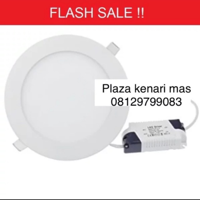 Jual downlight led panel 6w 12w 18w 6 12 18 watt led plafon ceiling ...
