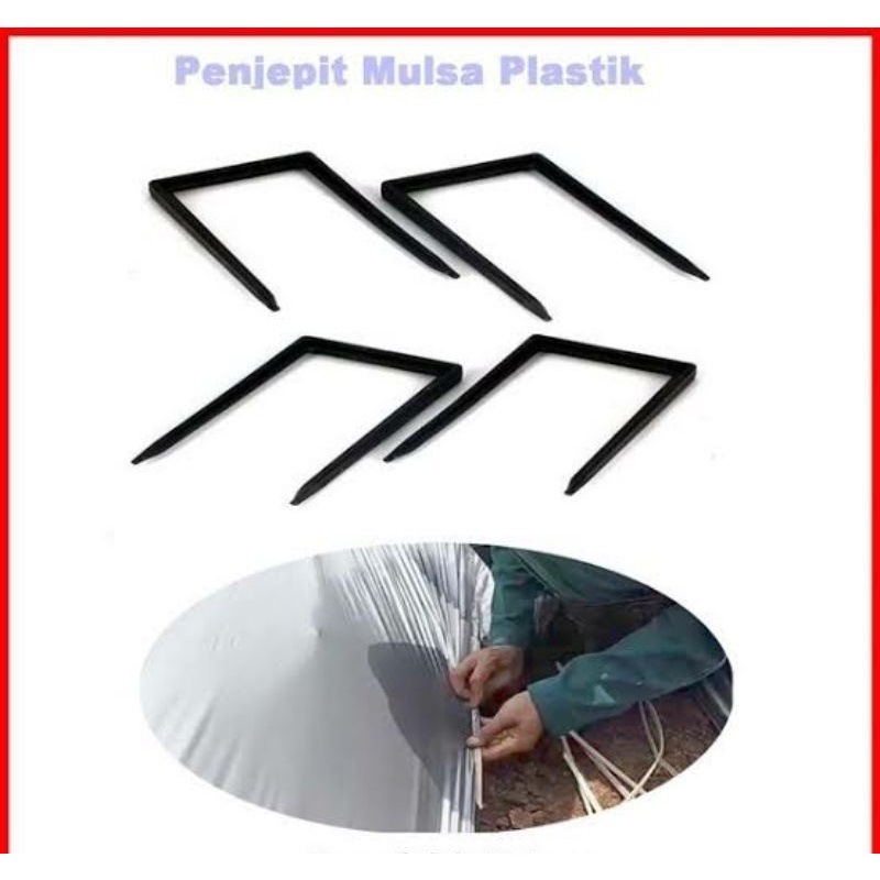 Jual Paket hemat 3 kg pasak plastik mulsa pengganti pasak bambu praktis ...