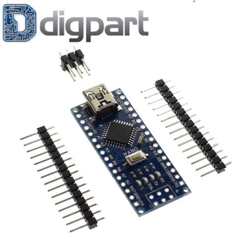 Jual Arduino Nano ATMega328P-AU CH340 Tanpa Kabel USB No USB Cable ...