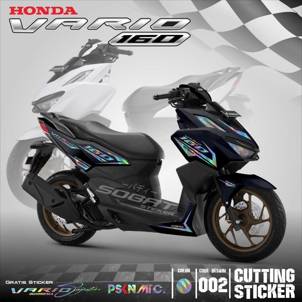 Jual Cutting Sticker Vario 160 2022 - Aksesoris Motor Stiker Honda Vario New Schotlite Cutting ...