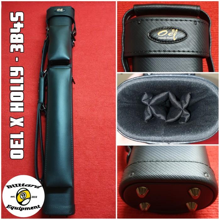 Jual Billiard Oel X Holly Cue Case 3X4 - Black Carbon | Tas Billiard ...