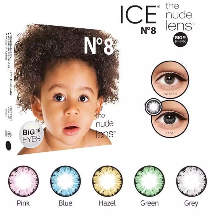 Jual SOFTLENS ICE N8 / Softlens Ice n8 / Softlen Big Eyes | Shopee ...