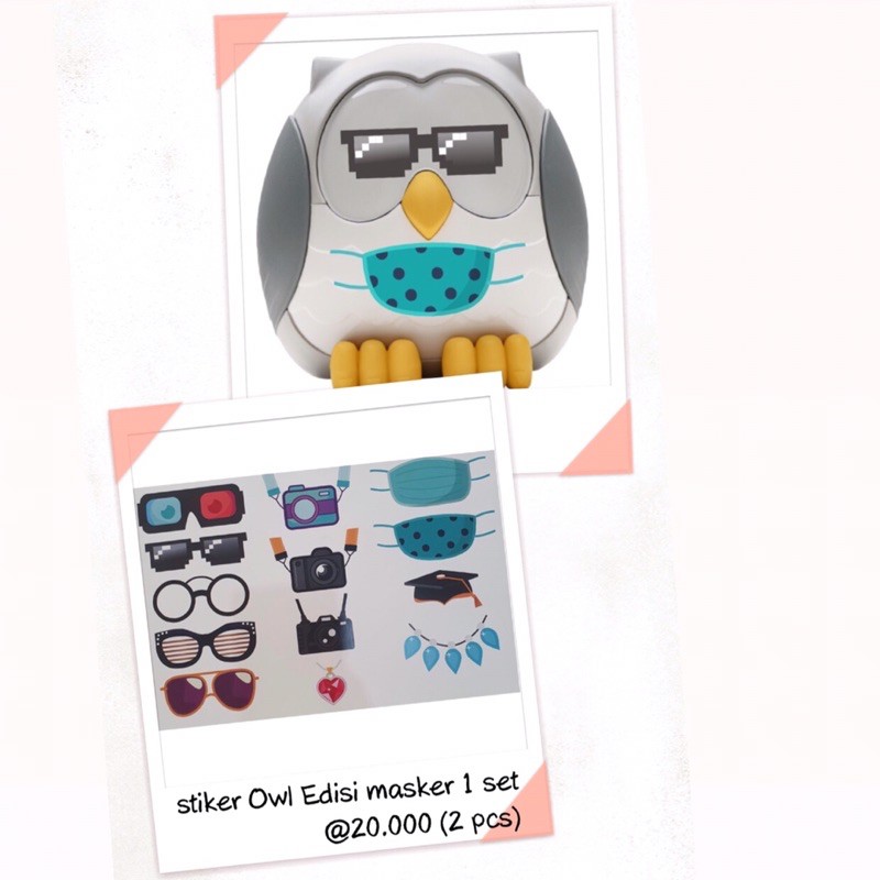 Jual stiker hias diffuser owl 1 set utk 2 pcs | Shopee Indonesia
