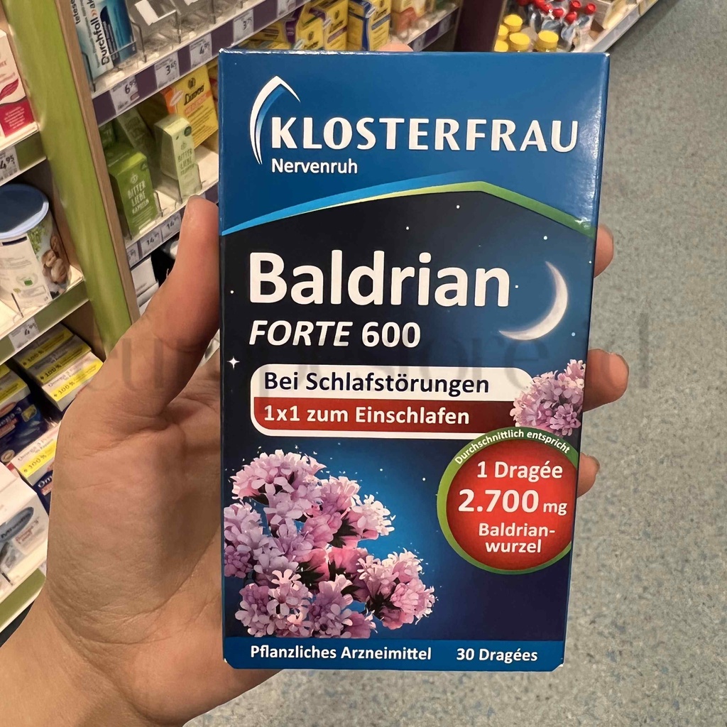 Jual Klosterfrau Baldrian Nervenruh Baldrian Forte 600mg 30 pcs (Tablet ...