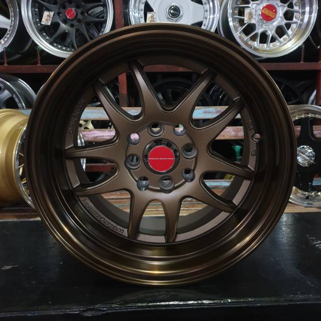 Jual Velg R/Ring 15 Work Kiwami Belang 7&8,25" Mobilio Brio Swift Velg ...