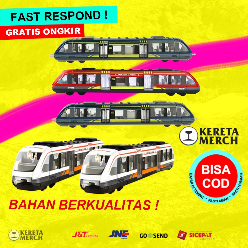 Jual DIECAST KERETA API TOYS MRT WEST MINIATUR KERETA API KERETA MAINAN ...