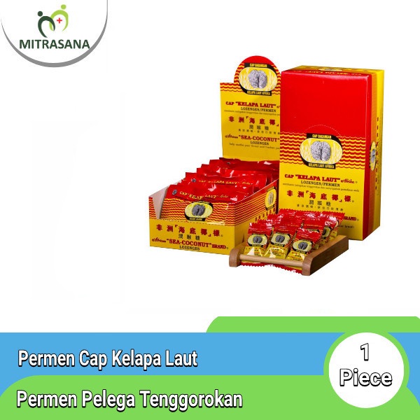 Jual Permen Cap Kelapa Laut- Permen Pelega Tenggorokan | Shopee Indonesia