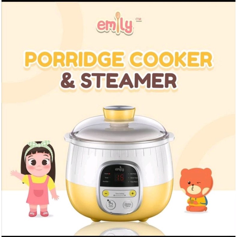 Jual Emily SlowCooker Porridge Cooker 0.8L / Slow Cooker Baby & Family ...
