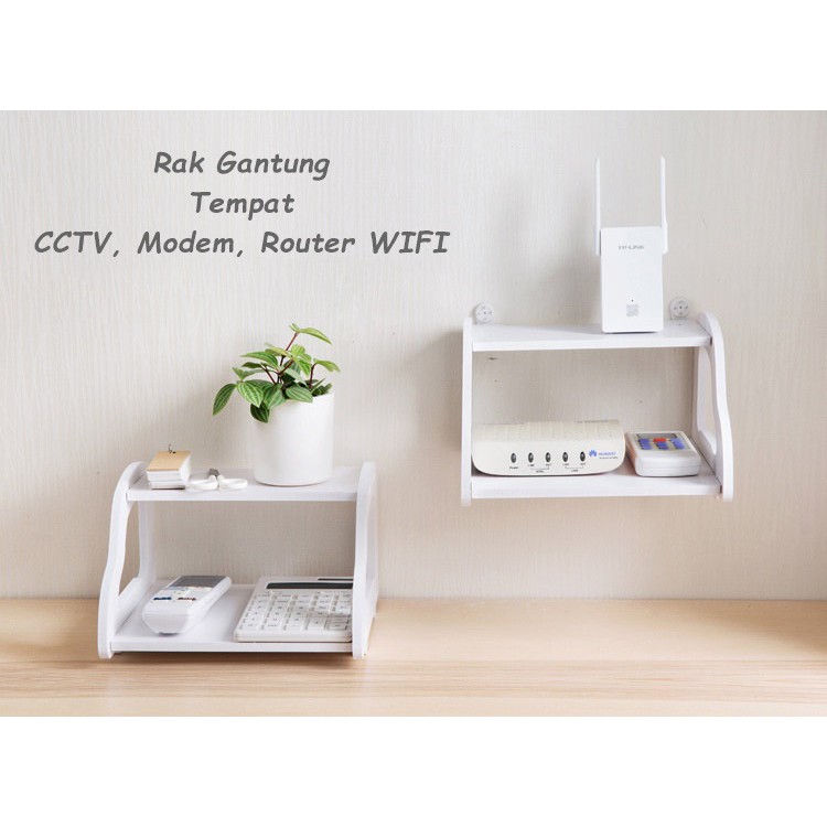 Jual TP106 Rak Gantung Tempat CCTV Modem Router WIFI Hanging Storage ...