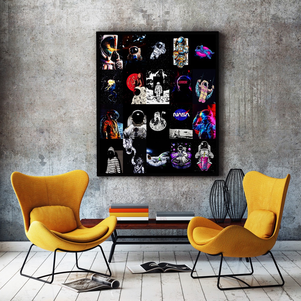Jual Poster ASTRONAUT NASA Aesthetic 16PCS 8PCS 4PCS A5 A4 A3 A3 ...