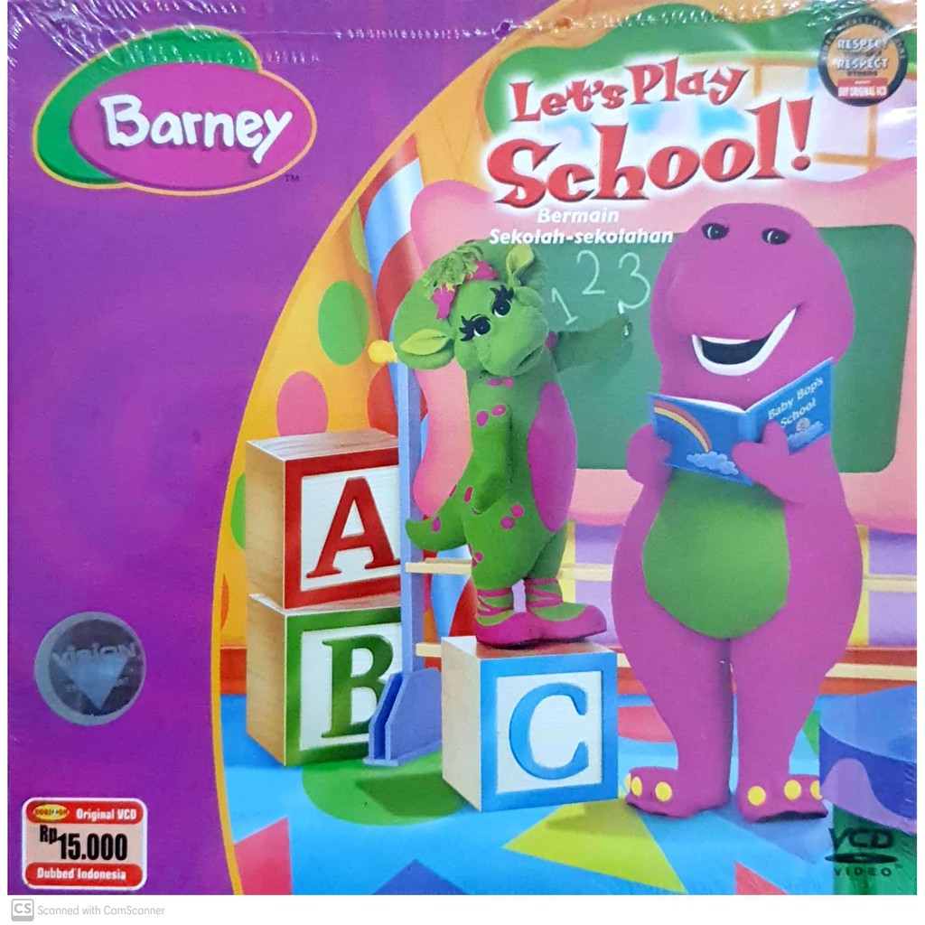 Jual Barney Let's Play School! | VCD Original | Shopee Indonesia