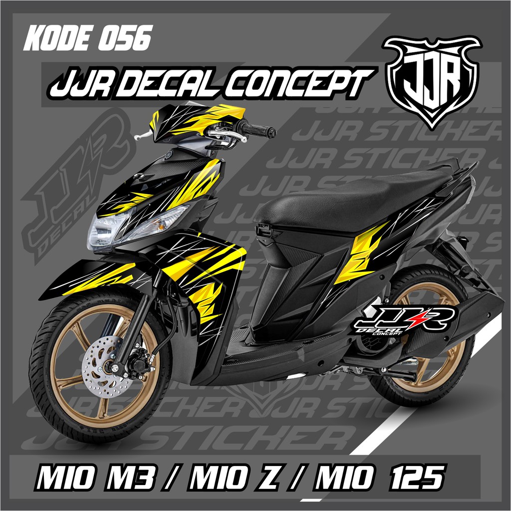 Jual STIKER FULL BODY YAMAHA MIO M3-MIO Z-MIO 125 Grafis Rcing KODE 056 ...