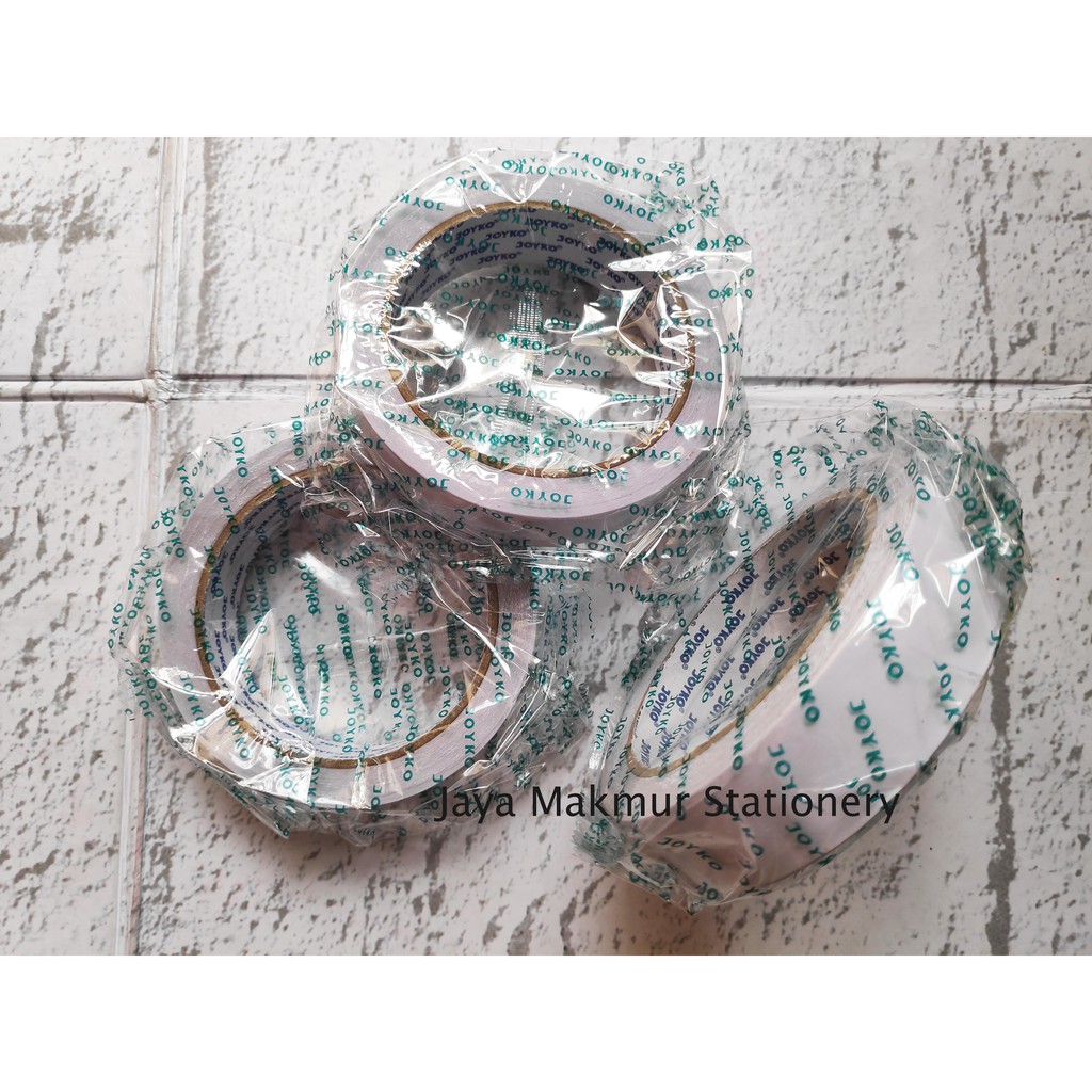 Jual Double Dobel Tape Tip Joyko 1 Inc 24 mm Milimeter 24mm | Shopee Indonesia