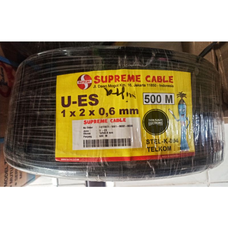 Jual Kabel Telepon Meteran Kabel Telpon Supreme Per Meter Outdoor Luar ...