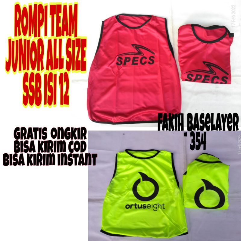 Jual ROMPI BOLA JUNIOR SSB ALL SIZE ROMPI FUTSAL SSB JUNIOR | Shopee ...