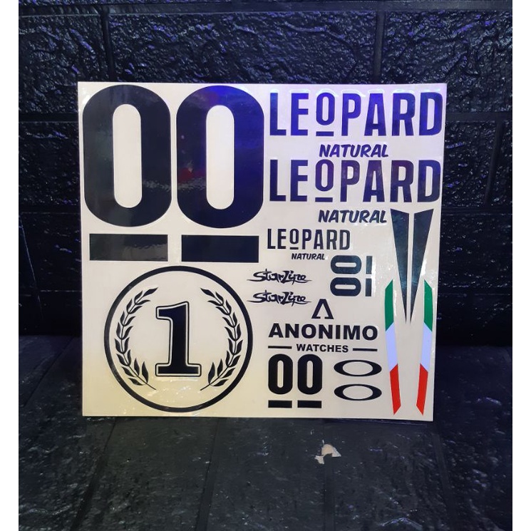 Jual STIKER HELM KYT TTC LEOPARD /RED BULL | Shopee Indonesia