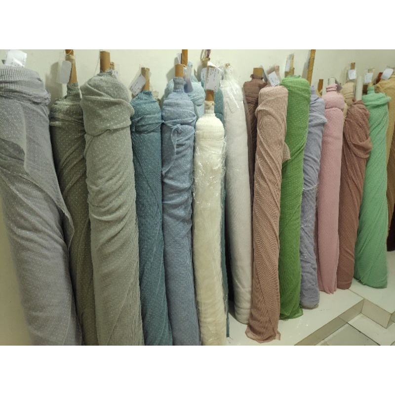 Jual Kain Tile Plisket Pleat Dot Pleated Dotty Bridesmaid | Shopee ...