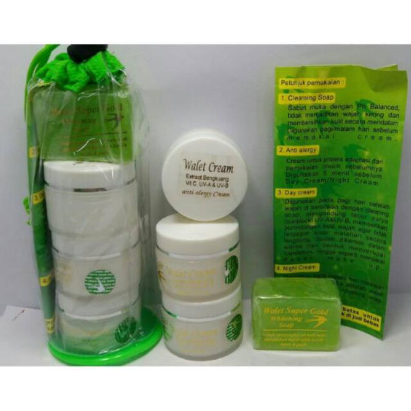 Jual CREAM WALET 4 IN 1 (pket lengkap) | Shopee Indonesia