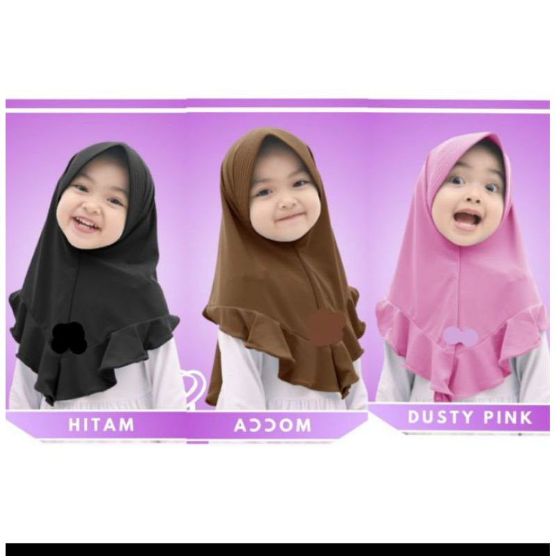 Jual jilbab falisha 0-3 all size, jilbab kekinian terbaru (khima_olshop ...