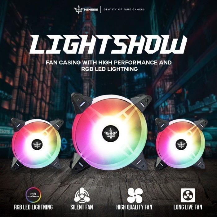 Jual Nyk Fan Casing Rgb Lightshow Shopee Indonesia