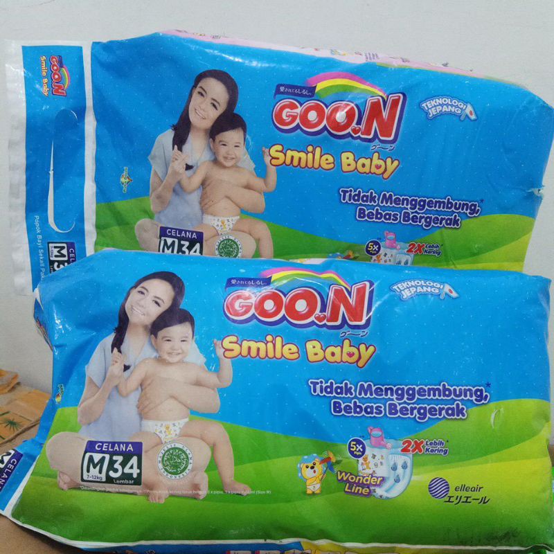 Jual PEMPERS GOON M34 | Shopee Indonesia