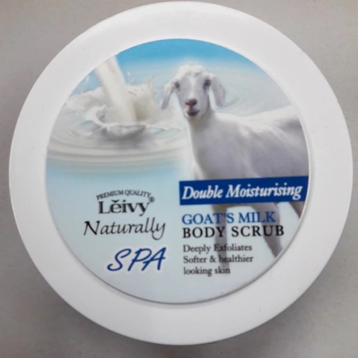 Jual Leivy Naturally Spa - Goat's milk body scrub 250 gr | Shopee Indonesia