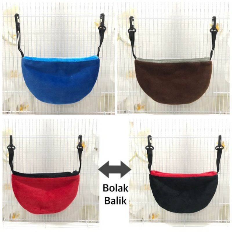 Jual Hammock doraemon polos sugar glider / tupai / bajing kelapa ...