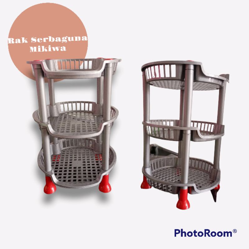 Jual Rak Serbaguna Bulat Mikiwa | Shopee Indonesia