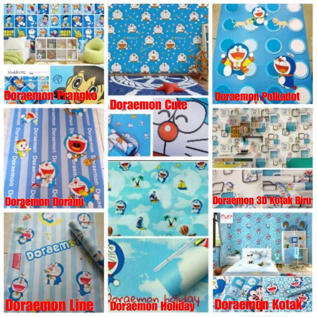 Jual Wallpaper dinding Kuromi Helo Kity Keropi Mickey Kuromi 45 cm x 10 m doraemon hello kitty ...