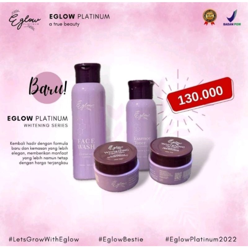 Jual E GLOW|| E GLOW PLATINUM KEMASAN BARU | Shopee Indonesia