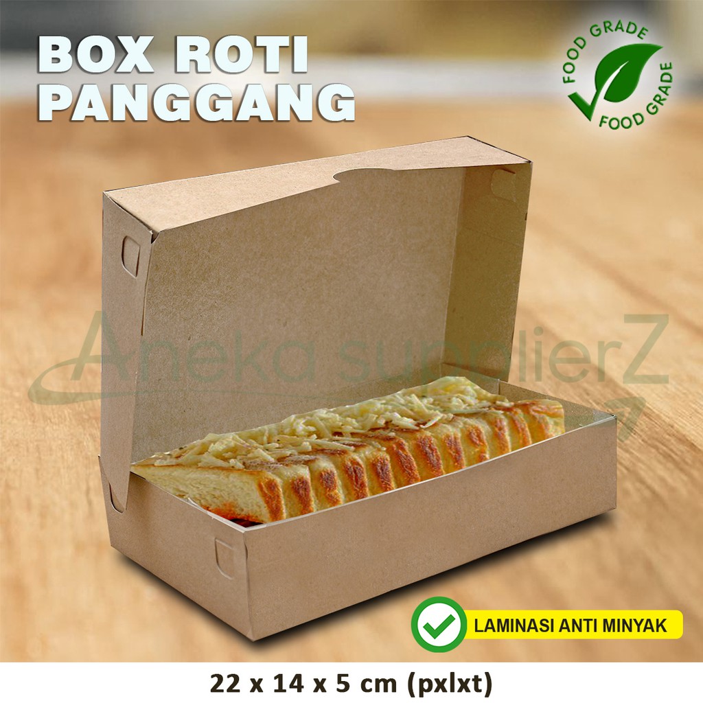 Jual Box Ropang - Kotak Roti Panggang - Roti Bakar - Toast - Dus Ropang ...