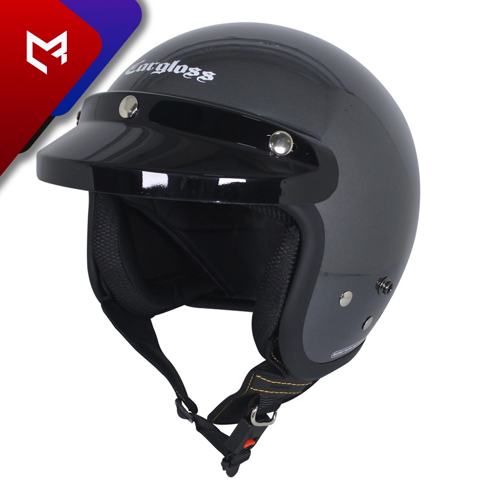 Jual Helm Cargloss Original CFM Ghotic Army I Anchore Grey Cargloss ...