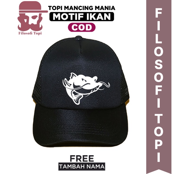 Jual TOPI MANCING MANIA TOPI JARING TRUCKER MANCING MANIA GAMBAR IKAN ...