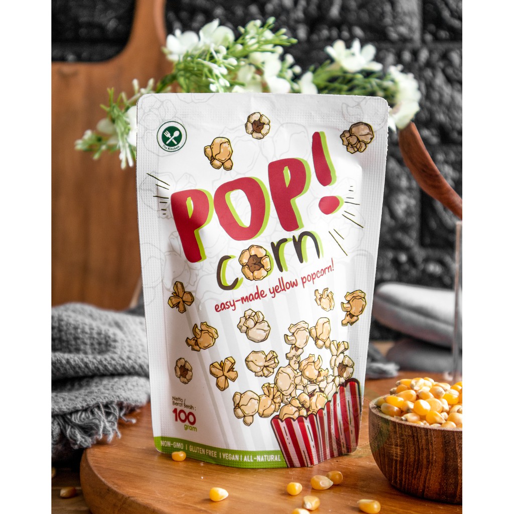 Jual POP CORN - EASY MADE NON GMO YELLOW POPCORN 100GR | Shopee Indonesia