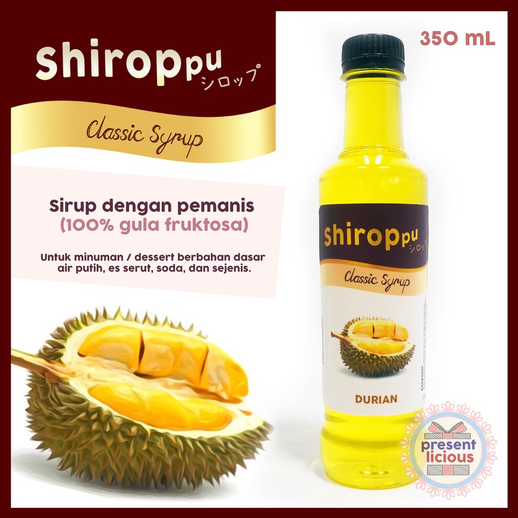 Jual Durian | Shiroppu Classic Syrup 350 mL | Sirup Manis | Shopee ...