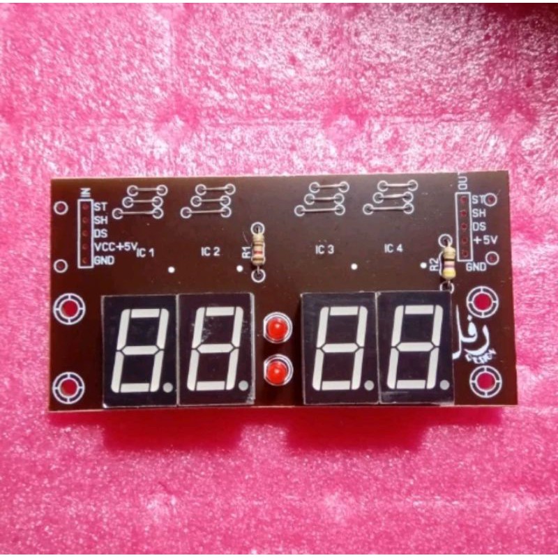 Jual Modul Seven 7 Segment 0.56 inch 4 digit 74hc595 | Shopee Indonesia