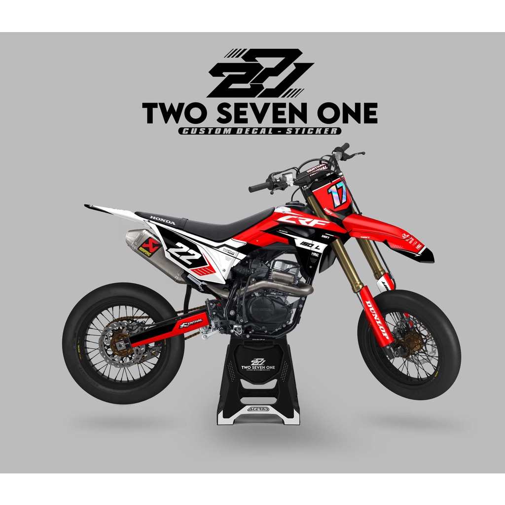 Jual DECAL CRF SUPER GLOSSY PREMIUM - FULL BODY CUSTOM VARIASI MERAH ...