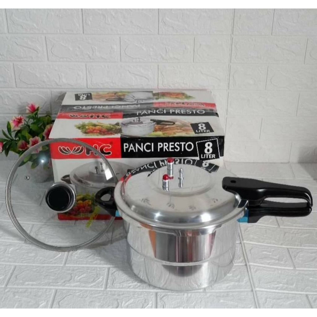 Jual panci Presto 8 Liter 3 in 1 alumunium preasure | Shopee Indonesia
