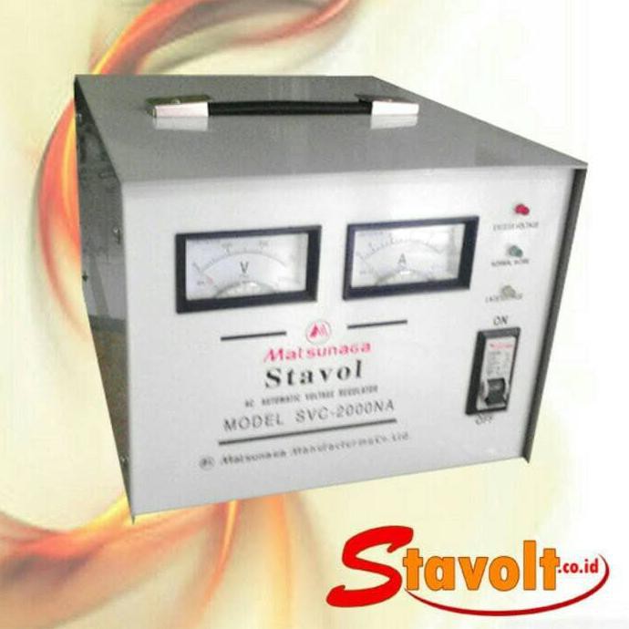 Jual ONSALE Stavol Stabilizer 2000 Watt (2KVA) MATSUNAGA | Shopee Indonesia
