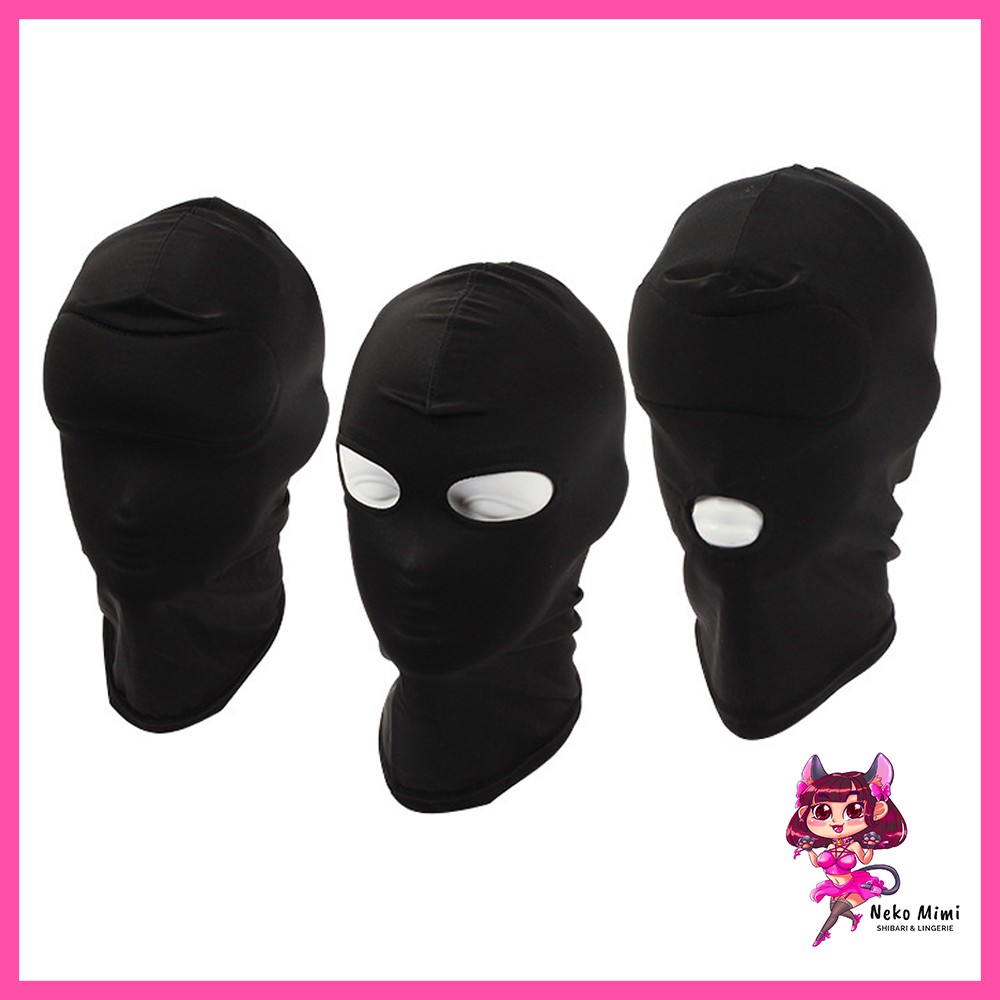 Jual Neko Mimi Hood Open Mouth Mask Tutup Kepala MAS001 MAS002 MAS003 ...