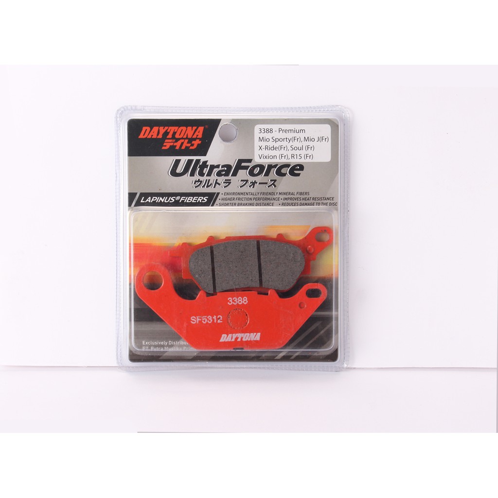 Jual #3388 Kampas Rem Racing Daytona Lapinus Fiber Nmax Belakang ...