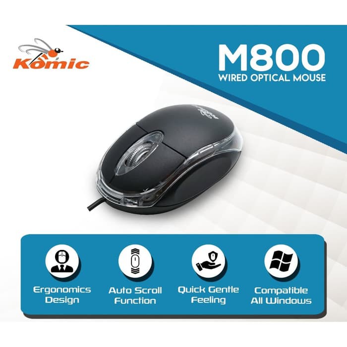 Jual Mouse Standard Optik Komic | Shopee Indonesia