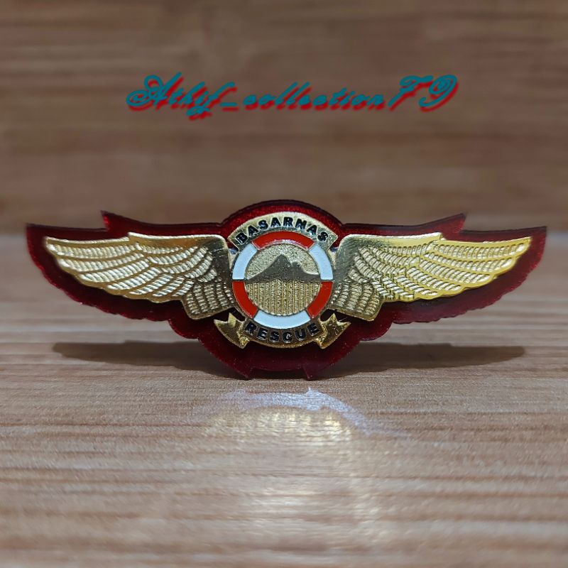 Jual Pin Wing Basarnas Wings Basarnas Akrilik Kuningan Magnet | Shopee ...
