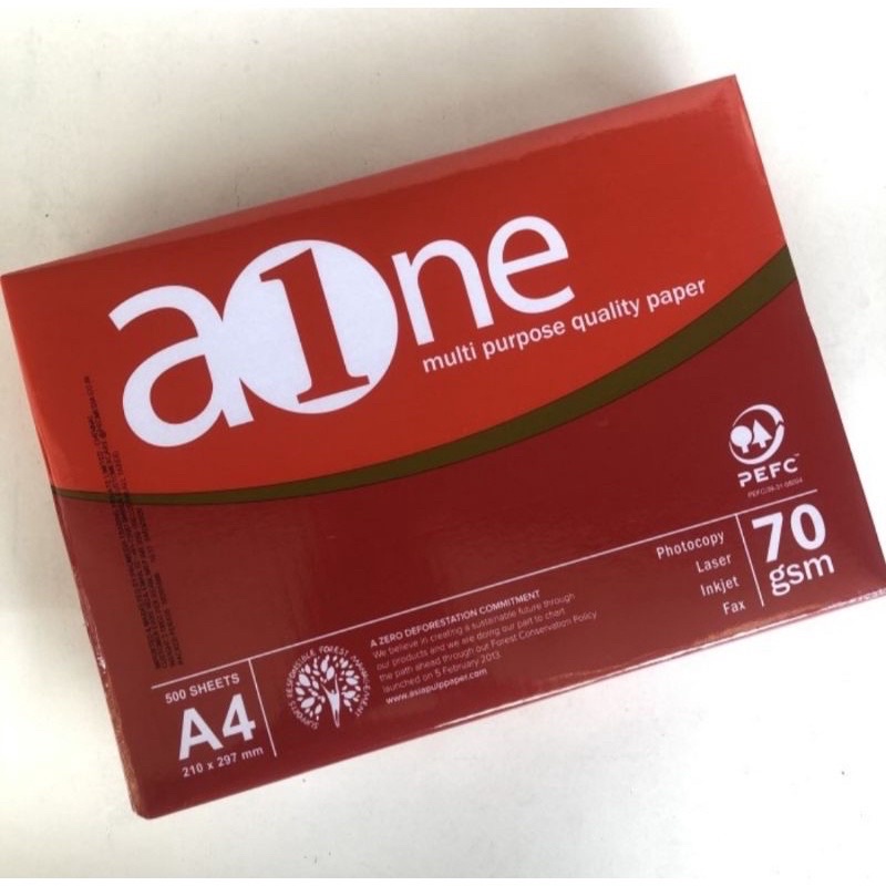 Jual Kertas HVS A4 Merek A one (rim) | Shopee Indonesia