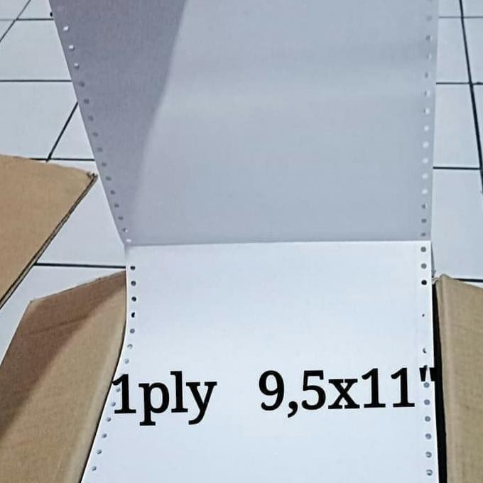Jual Kertas Continuous form 9 1/2 X 11 1 ply | Shopee Indonesia