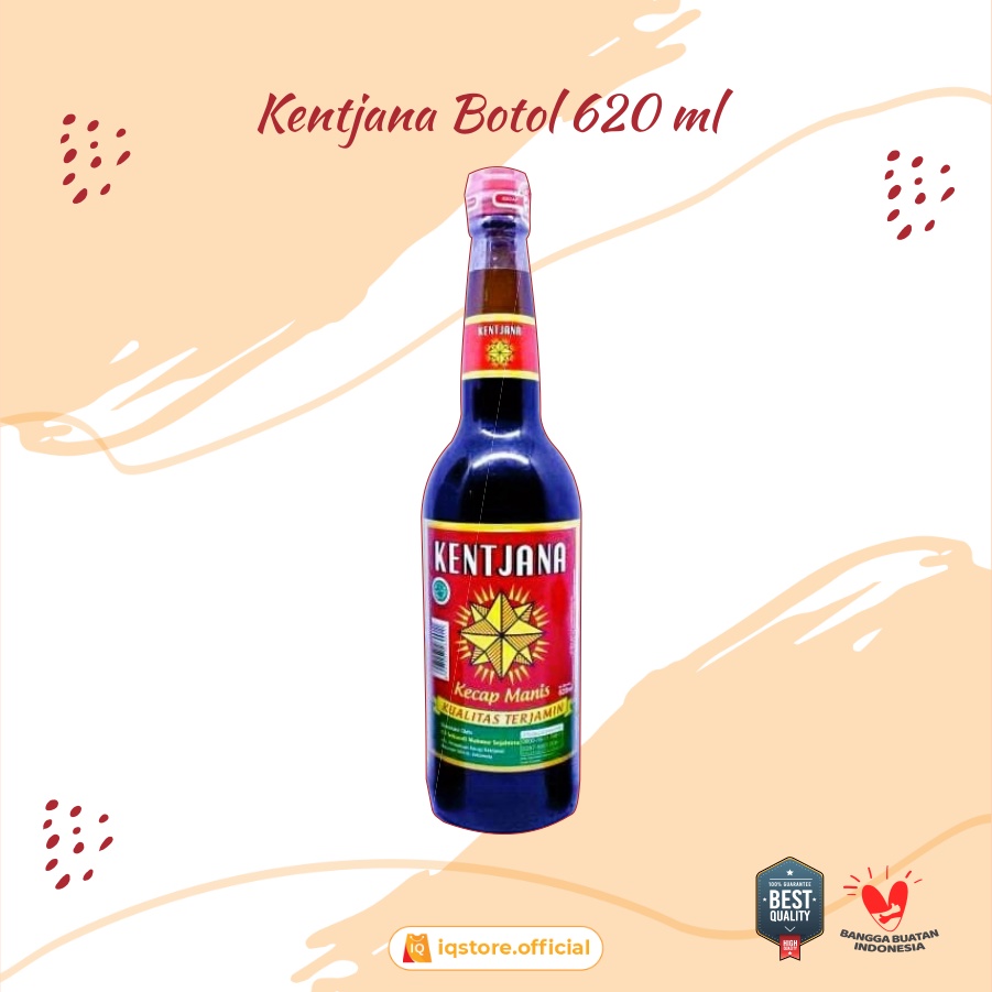 Jual Kecap Kentjana Botol Kaca 620 ml / Kecap manis / Kecap Kencana ...
